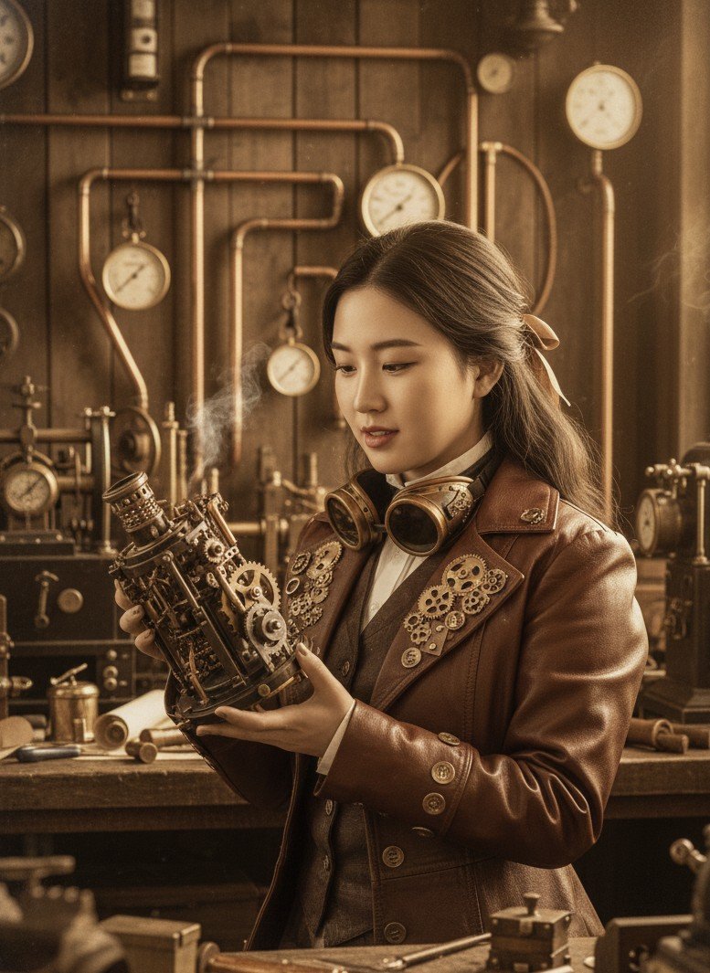 Steampunk Inventor - SceneYou.art